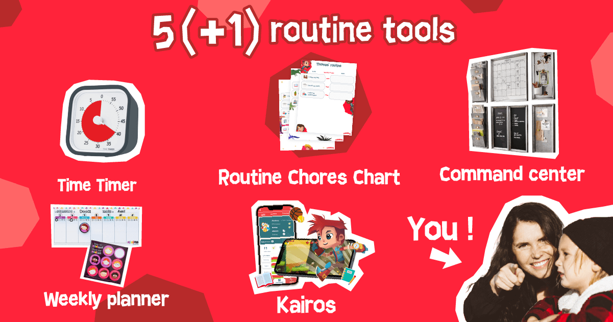 5 (+1) tools for the routine for kids